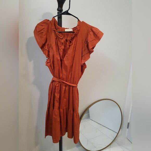 Stark X | Dresses | Stark X Ruffly Tiered Dress In Small | Poshmark